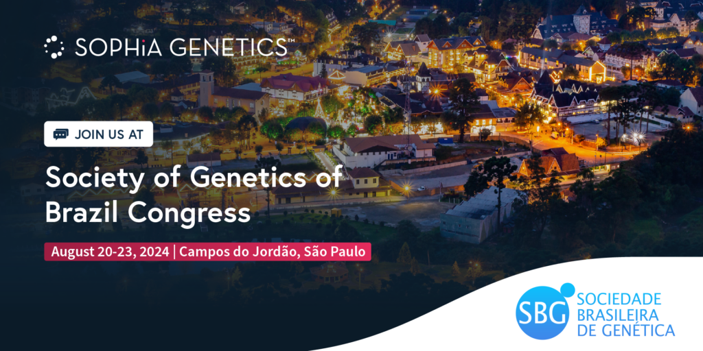Society of Genetics of Brazil Congress - SOPHiA GENETICS