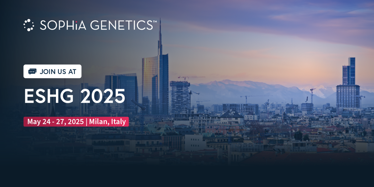 ESHG - SOPHiA GENETICS