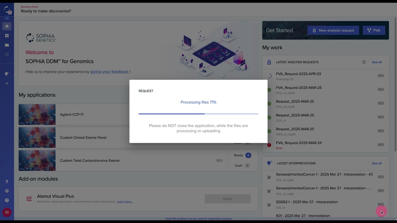Familial Variant Analysis (FVA) - SOPHiA GENETICS